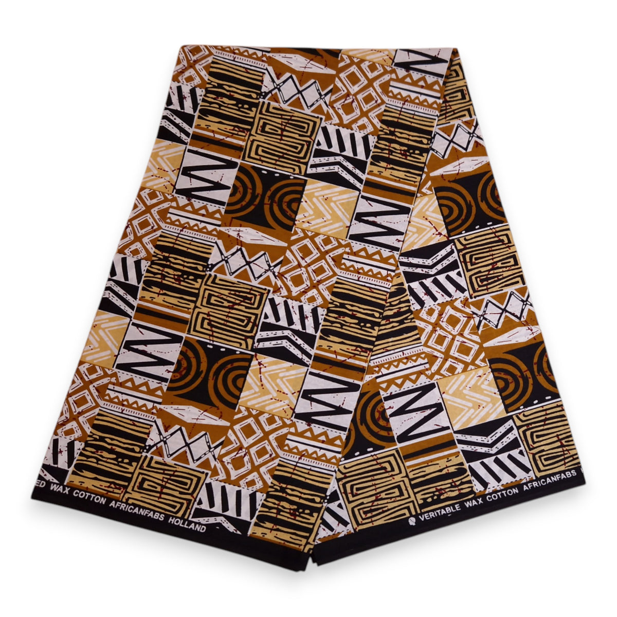 African print fabric - Sand Bogolan Mosaic - 100% cotton – AfricanFabs