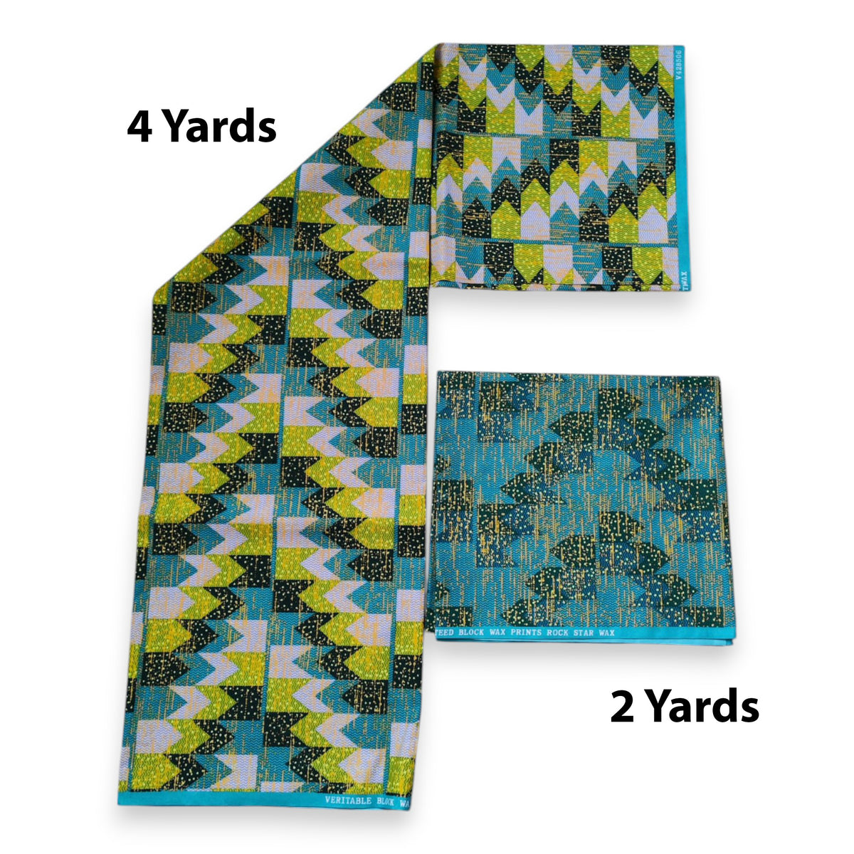 African print fabric - Two-Tone print Polycotton - 6 Yards Combination ...