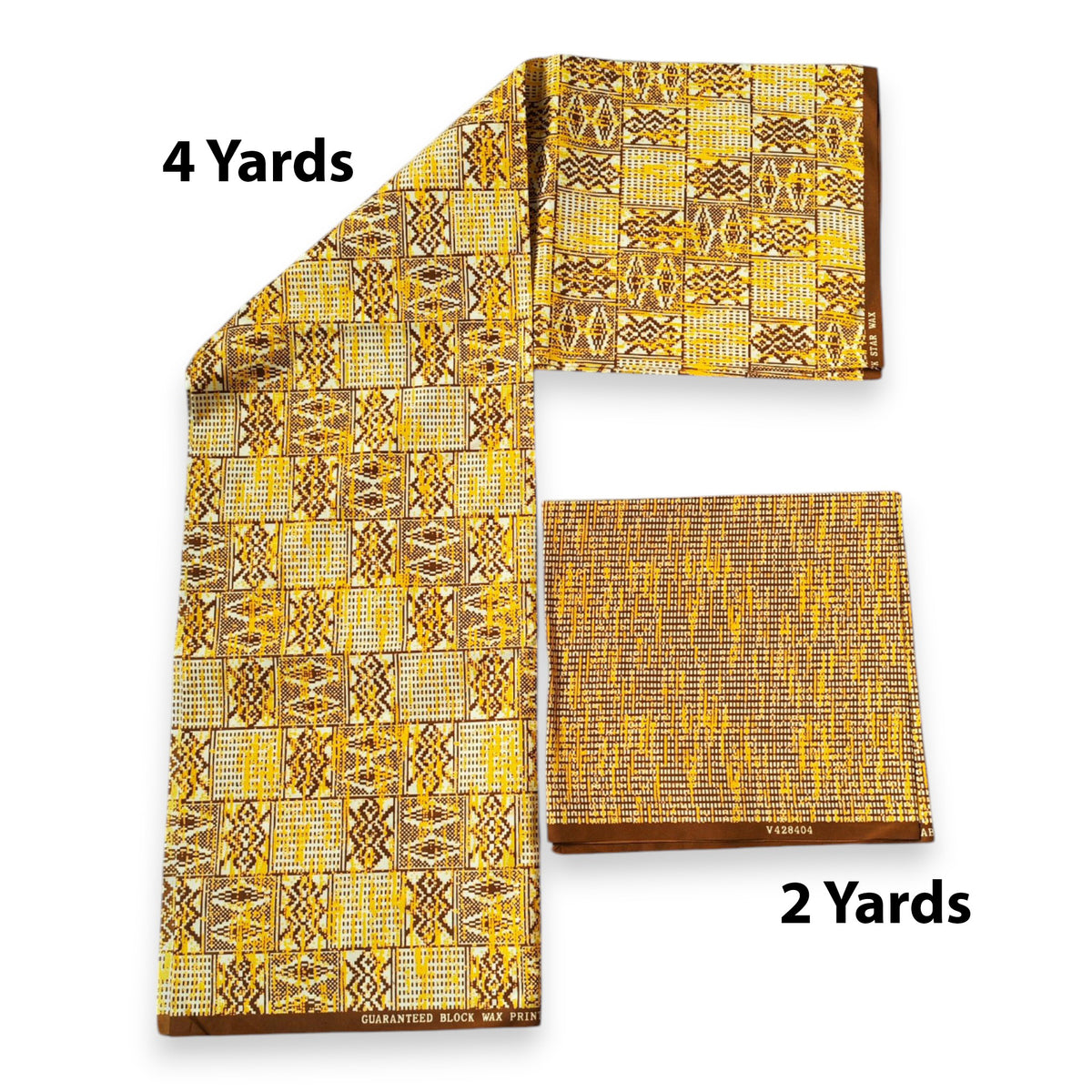 African print fabric - Two-Tone print Polycotton - 6 Yards Combination ...