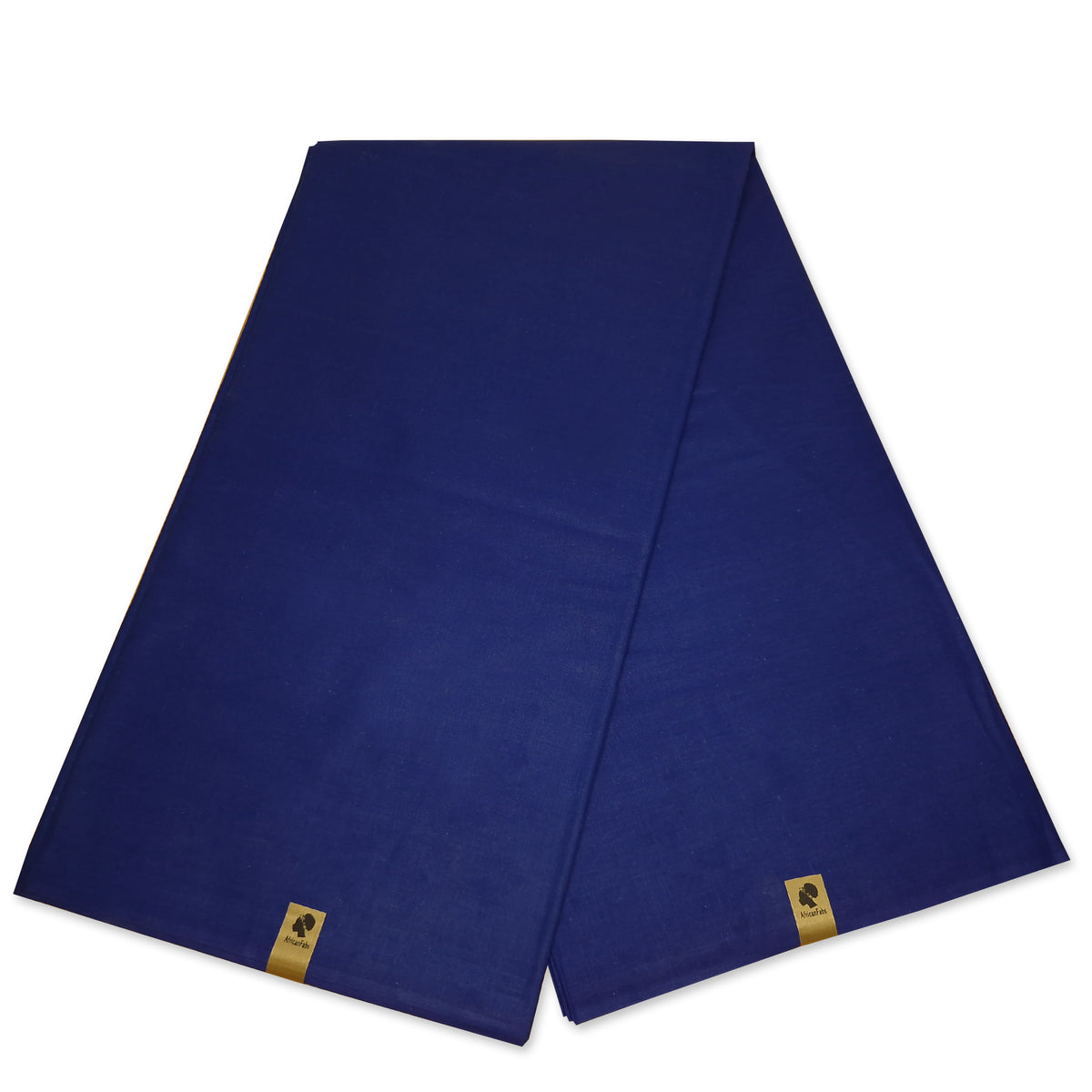 Blue Plain Fabric - Blue solid color - 100% cotton – AfricanFabs
